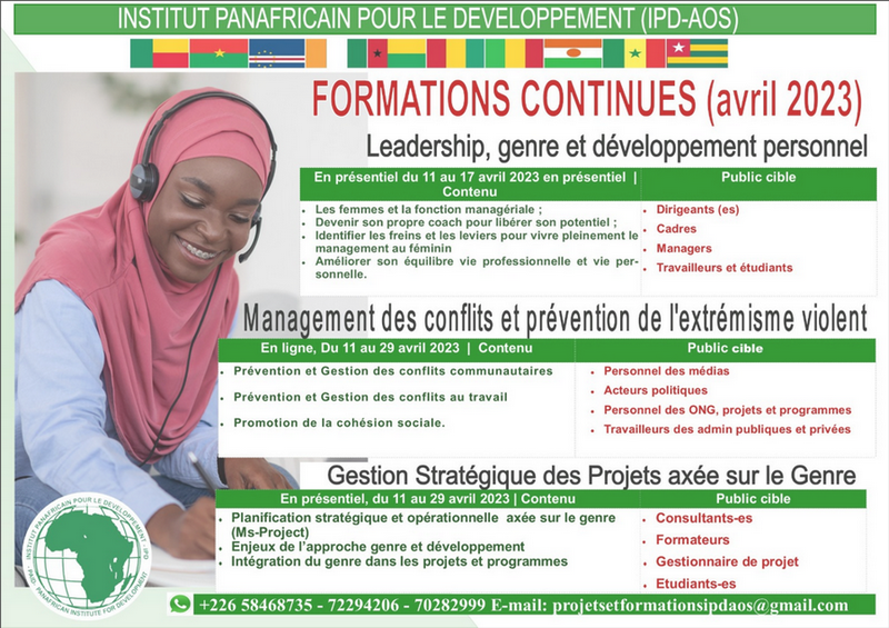 offres de formations courtes durées du mois d’avril avec un taux de ...
